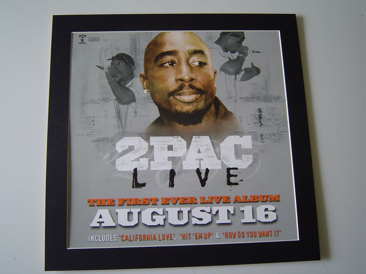 Tupac 2pac Original Poster in A Custom Made Mount Ready to - Etsy