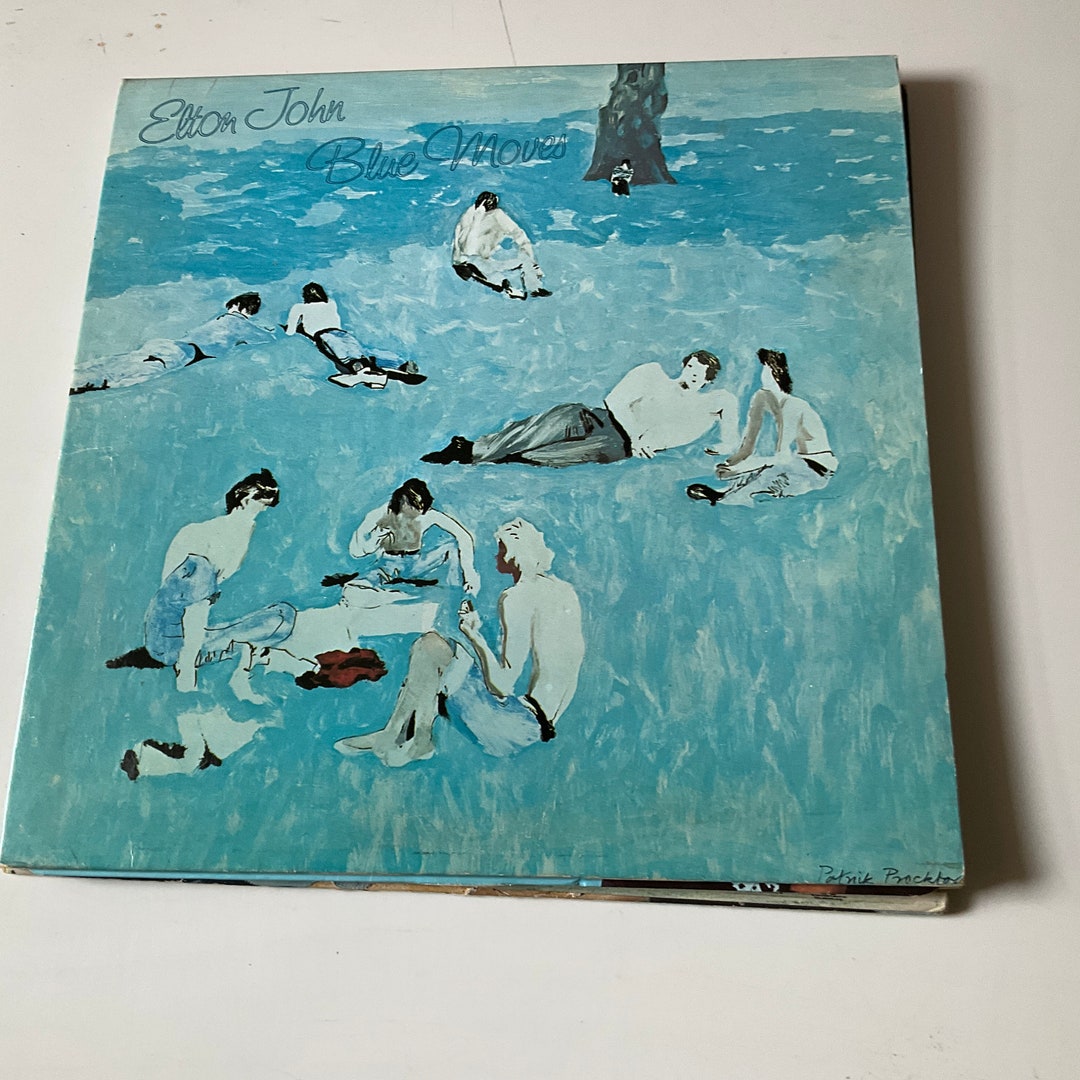 Elton John Blue Moves 2 Lp Gatefold 1976 England UK Original Vinyl LP ...