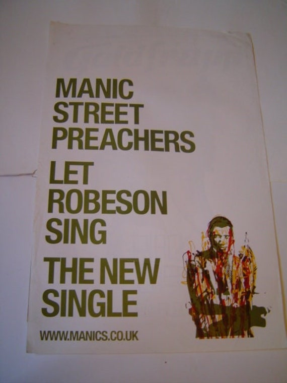 Manic Street Preachers Early Concert Poster