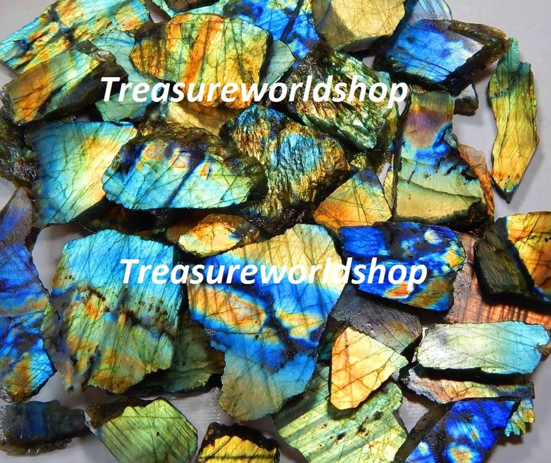 Spectrolite Labradorite Rock Rough Slab,tile,slice" 1260 Cts 100% ...