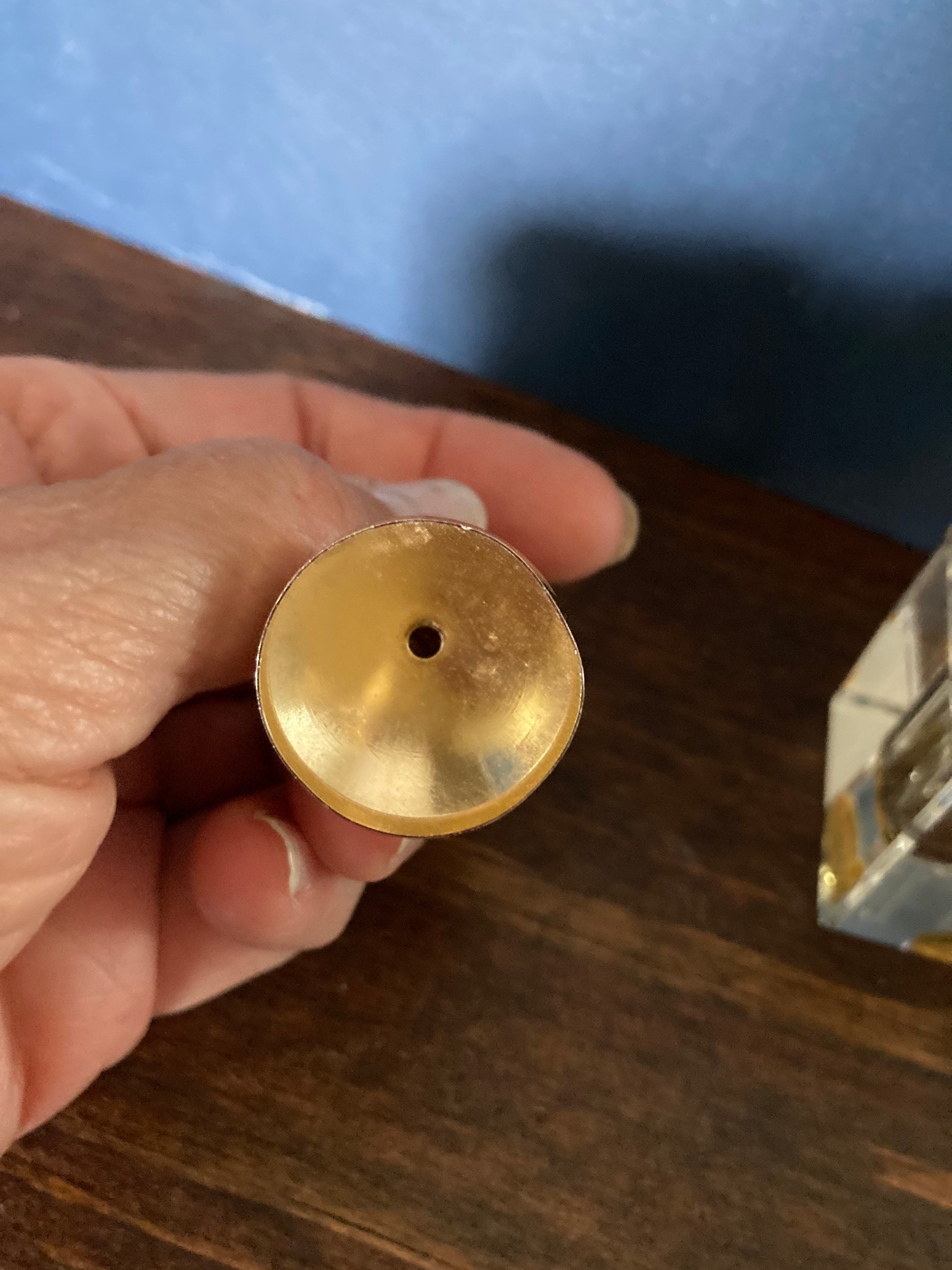 Vintage enchante Crystal Perfume Bottle and Funnel - Etsy