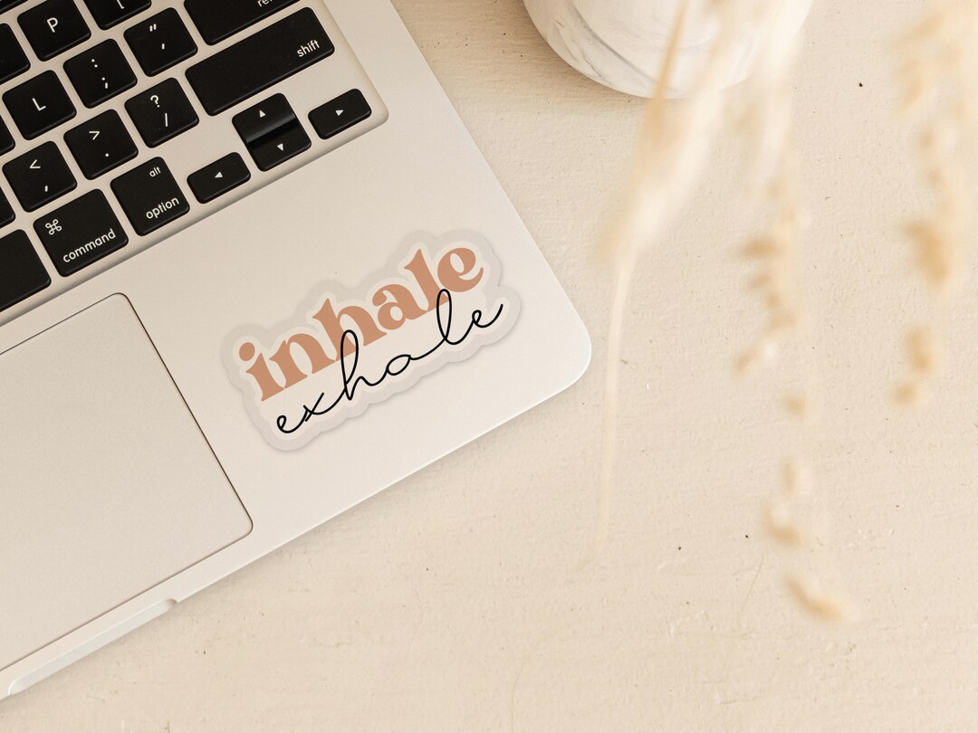 Inhale Exhale Sticker and Decal - Etsy