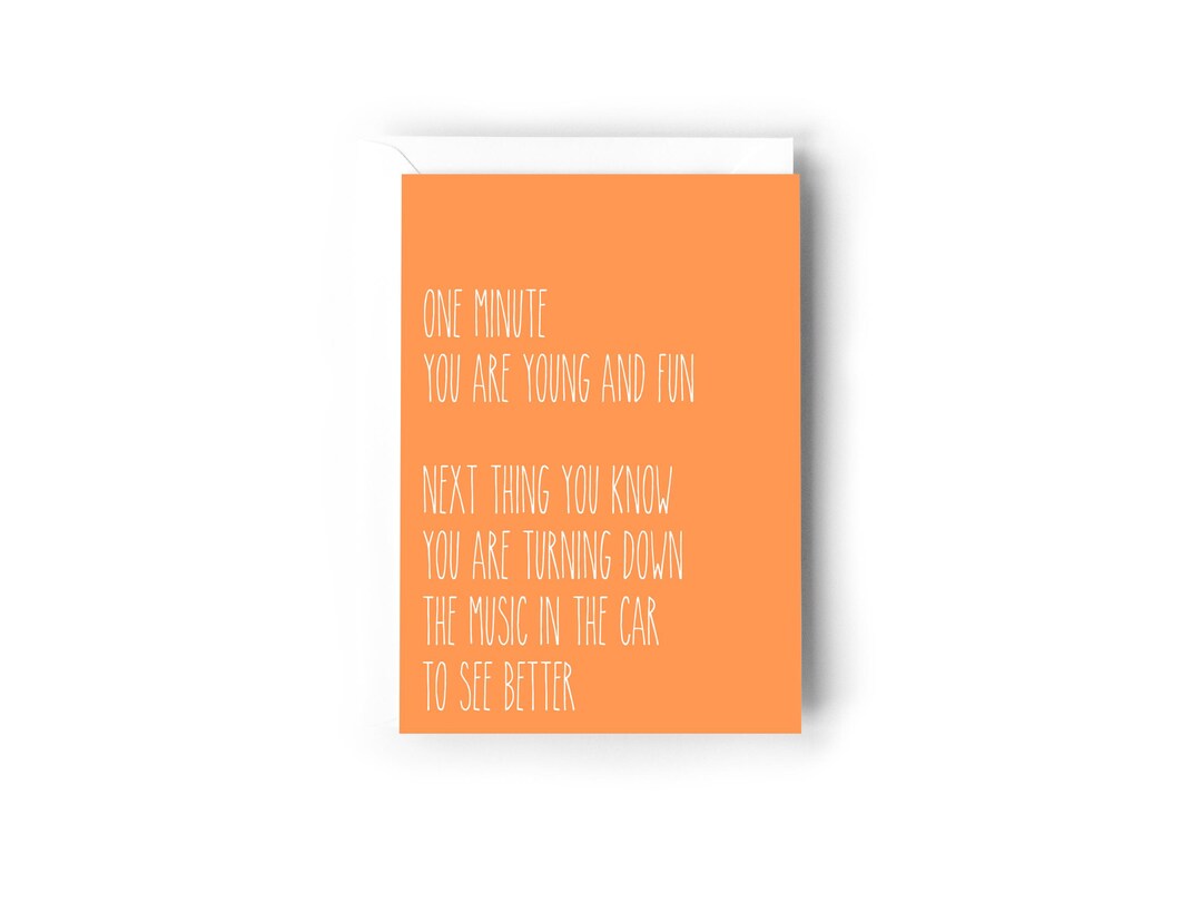 One Minute You're Young and Fun, the Next You're Turning Down the Music ...