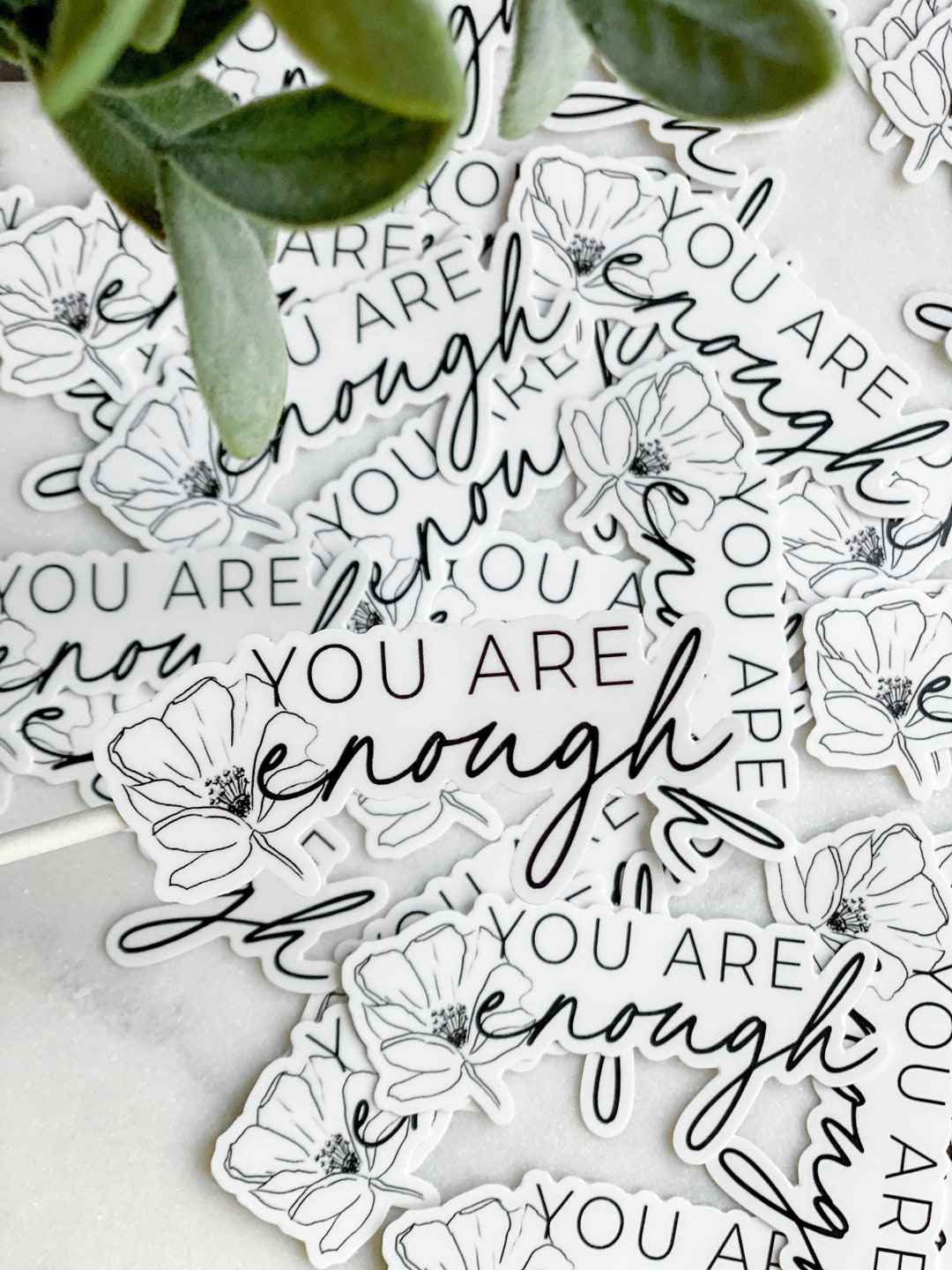 You Are Enough Vinyl Sticker and Decal - Etsy