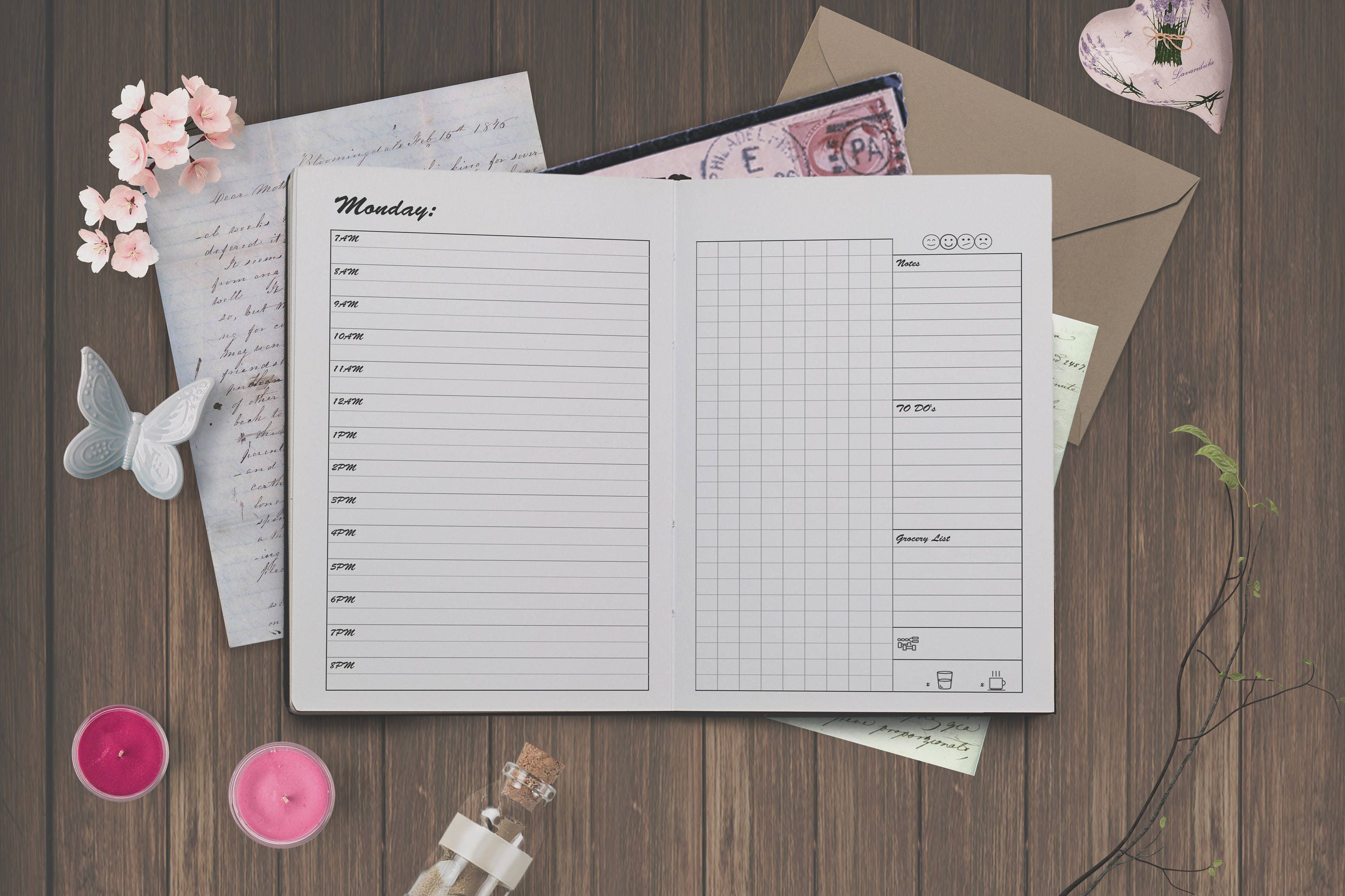 A6 Size Academic Monthly Calendar Insert For A6 Size Etsy A6 Size Academic Monthly Calendar Insert For A6 Size Etsy