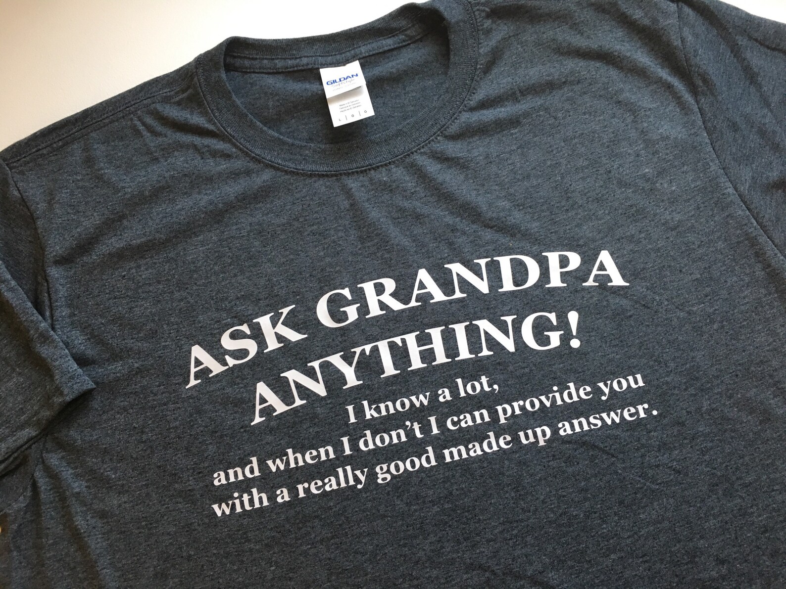 Ask Grandpa Anything T-shirt for Grandfathers Everywhere - Etsy