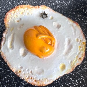 The Fried Egg Frog, Fried Egg in the Frying Pan, Egg Frog, Wall Object ...