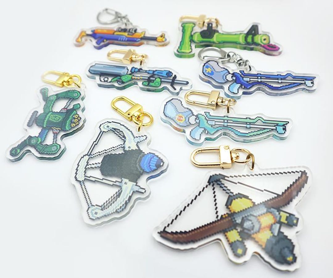 Chargers and Bows Splatoon Weapon Pixel Art Charm - Etsy