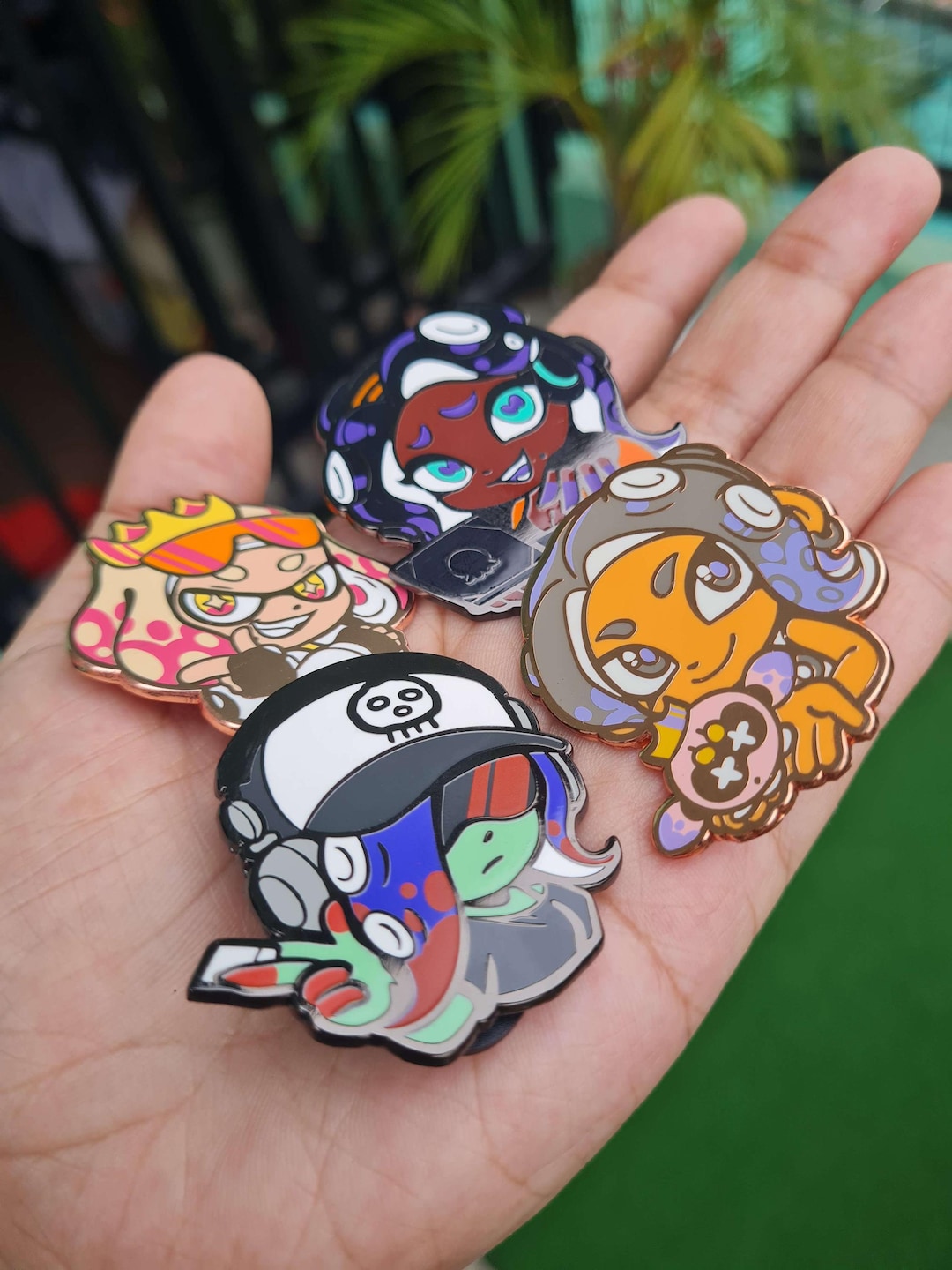 Splatoon Side Order Enamel Pins - Etsy