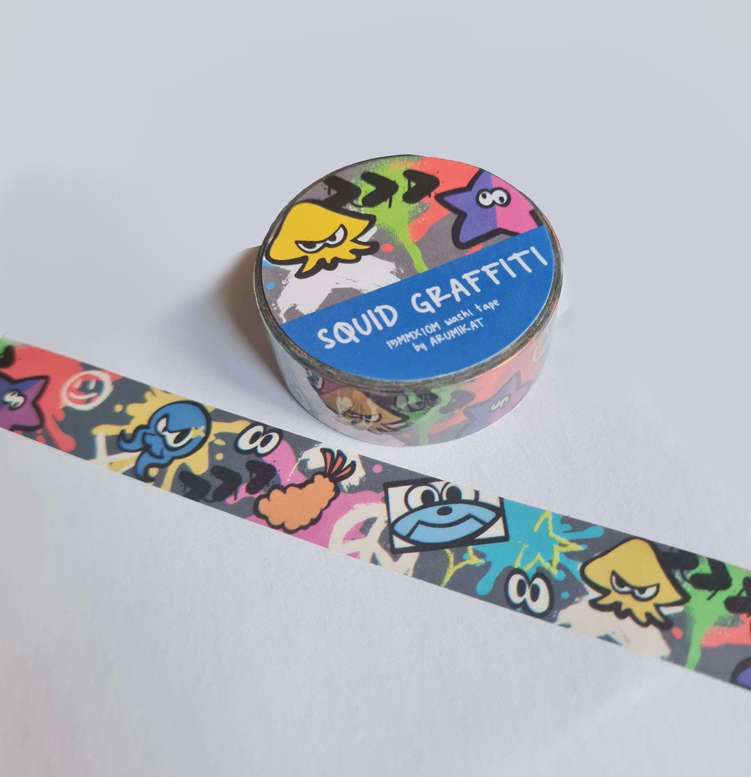 Splatoon Graffiti Washi Tape - Etsy