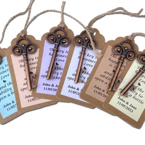 Personalised Key Bottle Opener Wedding Favour Vintage Weddings Guests ...