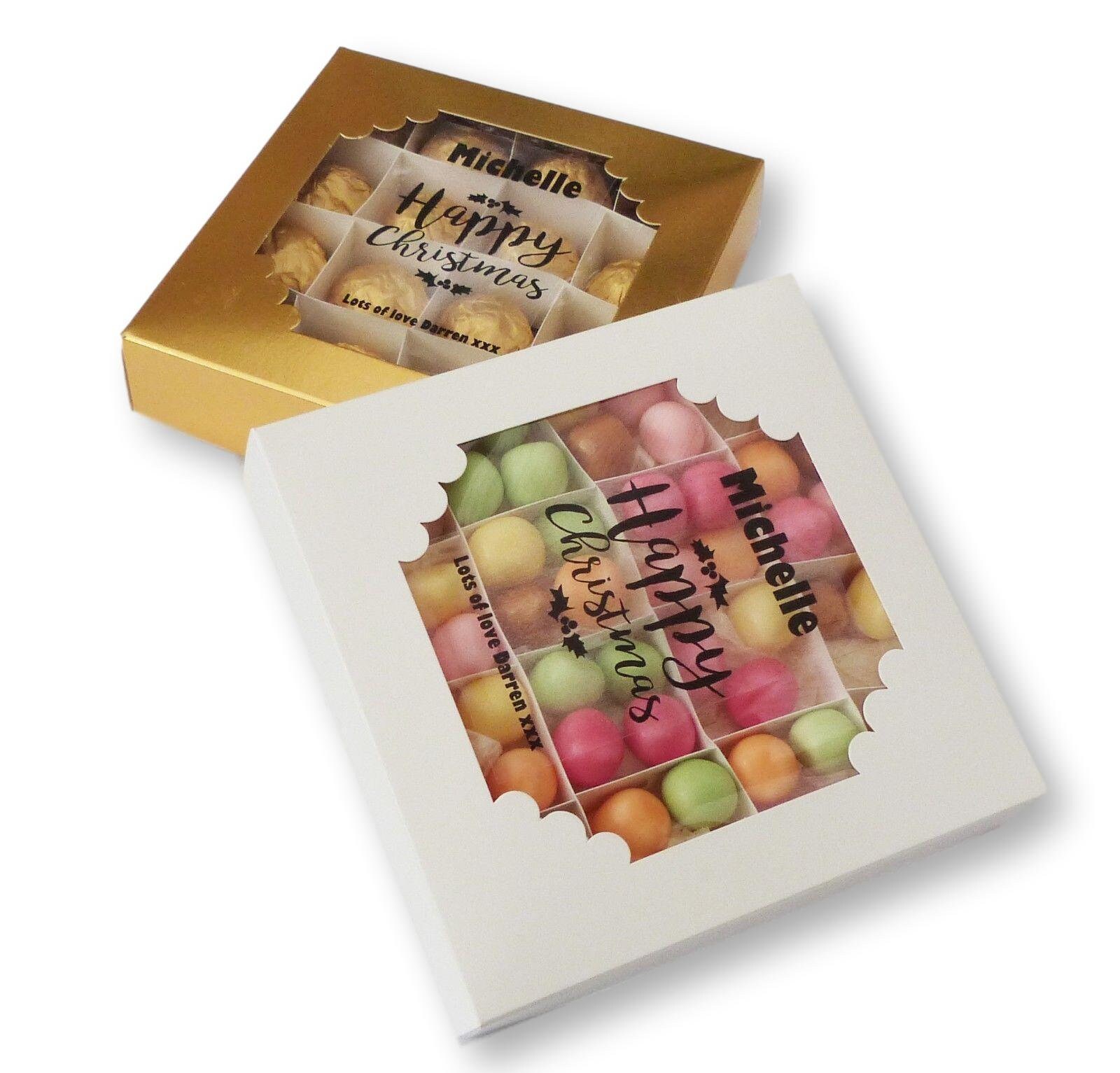 Personalised Gold / White Sweet Box Pick and Mix Diy Fill | Etsy