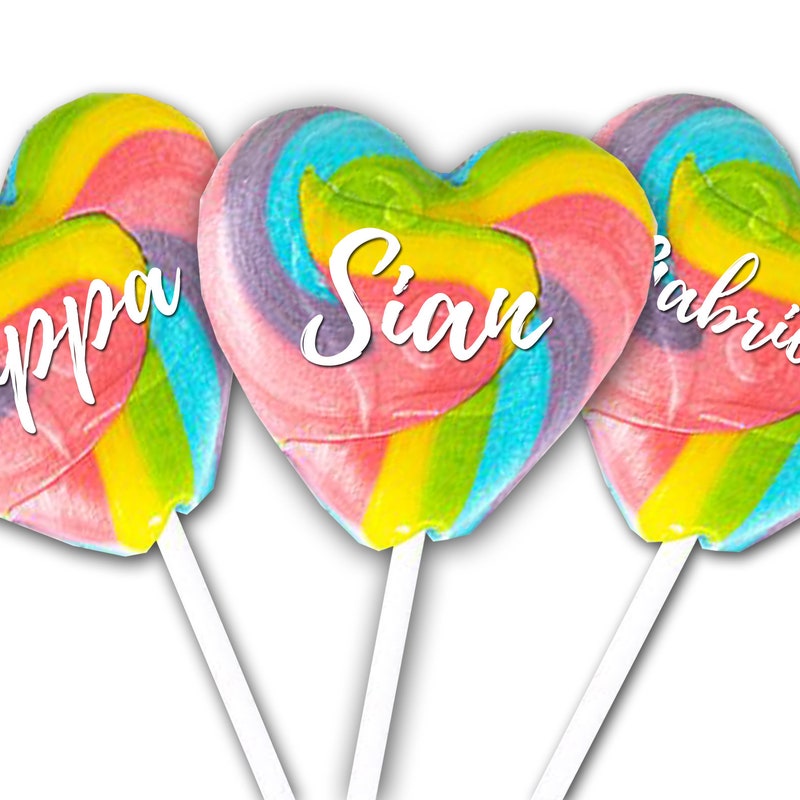 Rainbow Lollipop - Etsy