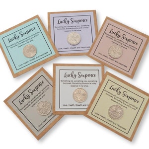 Lucky Sixpence Wedding Gift Brides Shoe Real Coin Bridesmaid Favours - Etsy UK