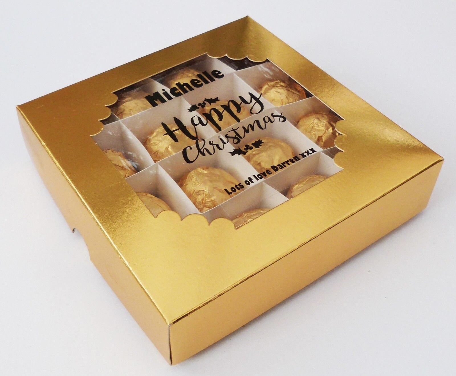 Personalised Gold / White Sweet Box Pick and Mix Diy Fill | Etsy