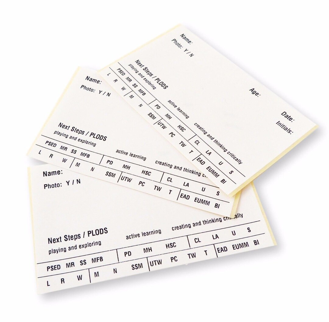 50 X EYFS Childrens Observation Labels Childminder Nursery Stickers - Etsy