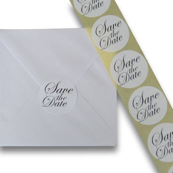 Save the Date Label - Etsy
