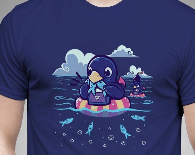 Summer Sardine Feast - Disgaea T-shirt // Cute Funny Prinny Shirt ...