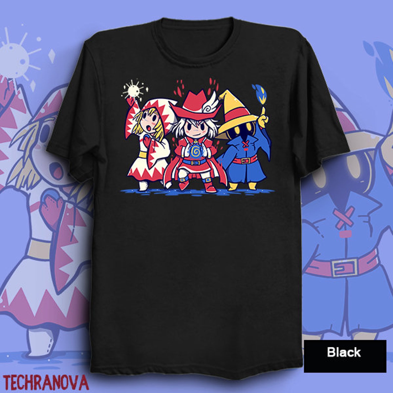 The Three Mages Final Fantasy Inspired T-shirt // White Mage - Etsy