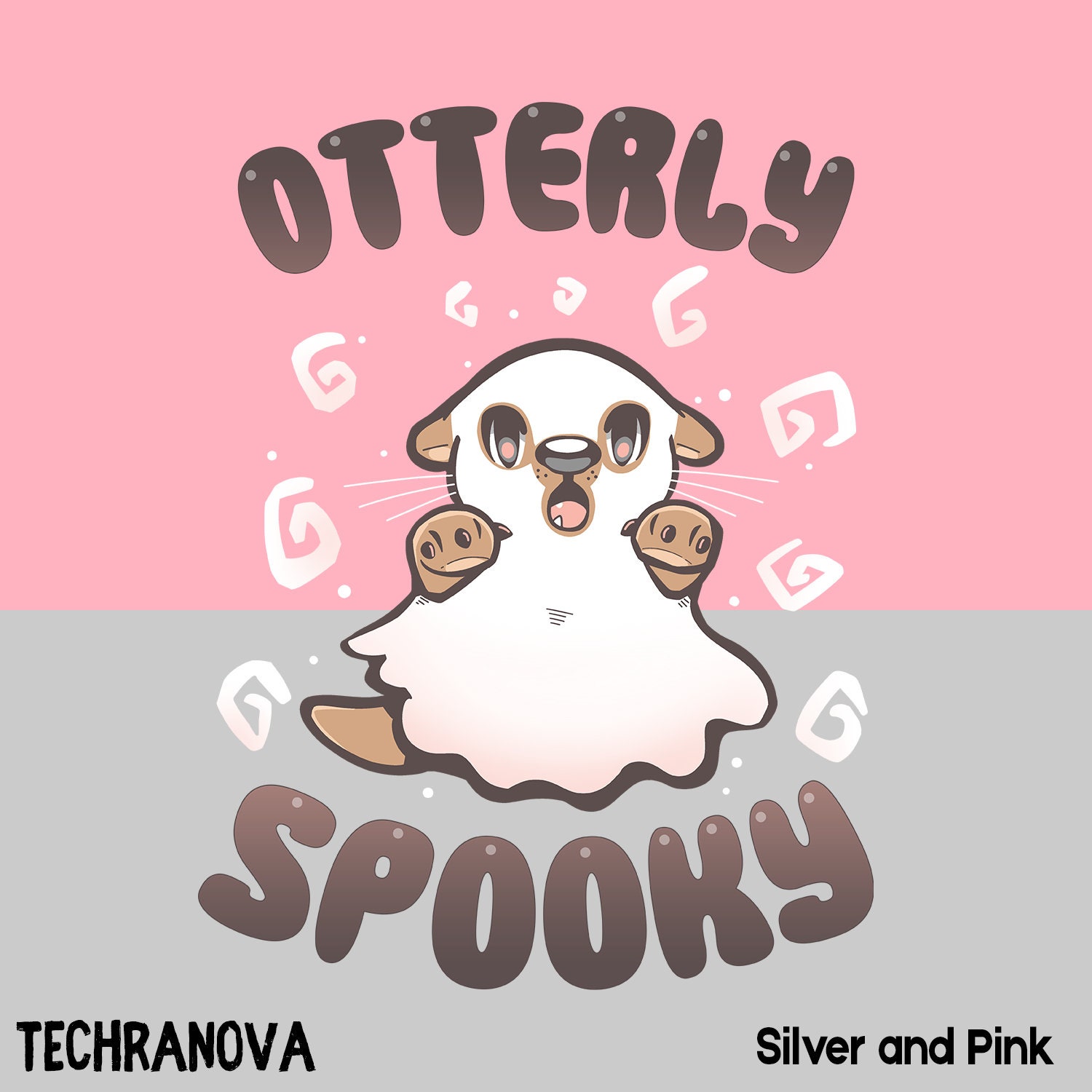 Otterly Spooky Cute Halloween Otter T-shirt // Cute Ghost - Etsy