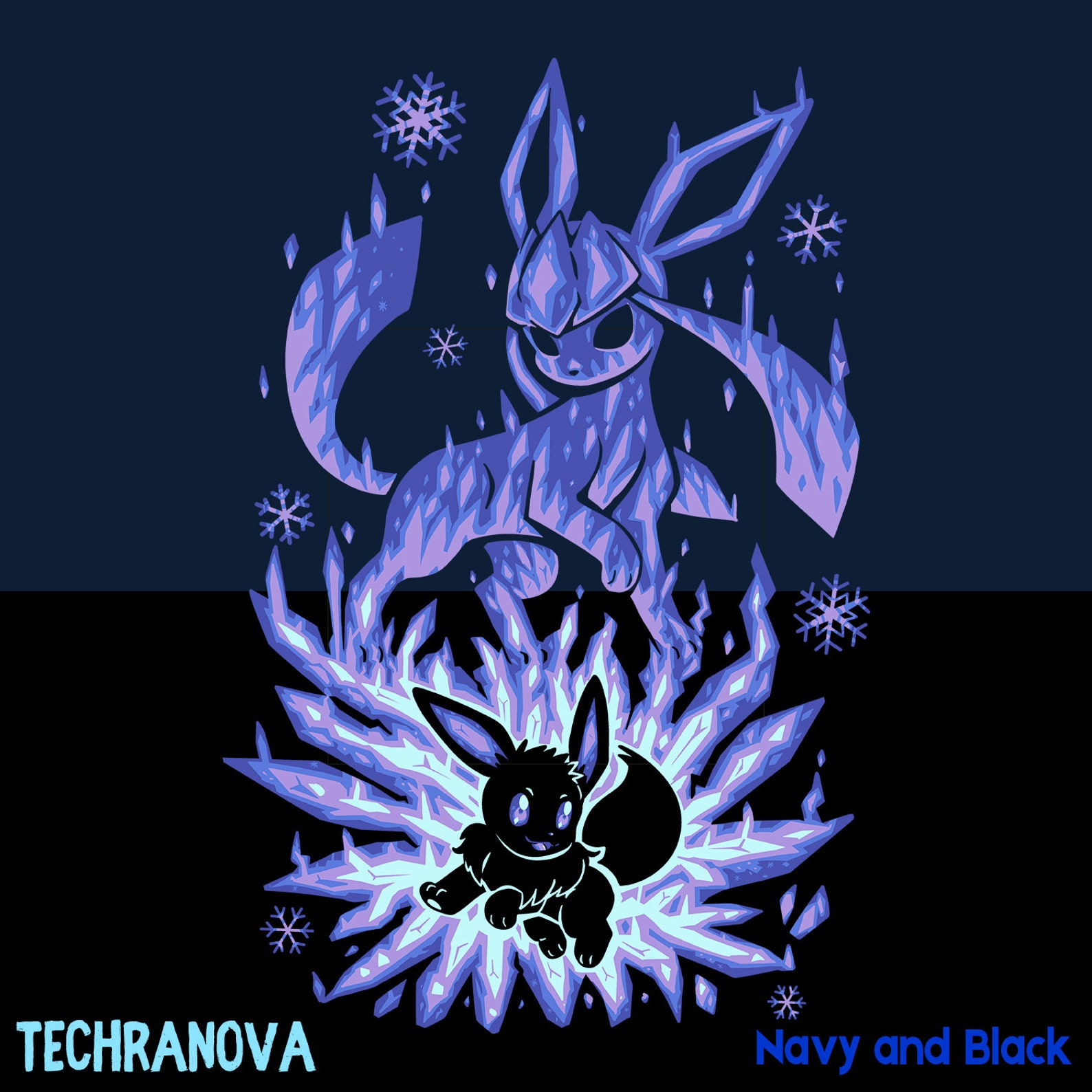 The Ice Evolution Within - the Eon Mon Evolves T-shirt // Poke INSPIRED ...
