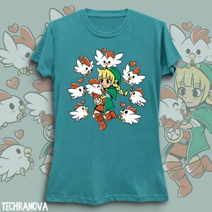Linkle the Cucco Queen - Legend Zelda T-shirt // Linkle Cucco Hyrule ...