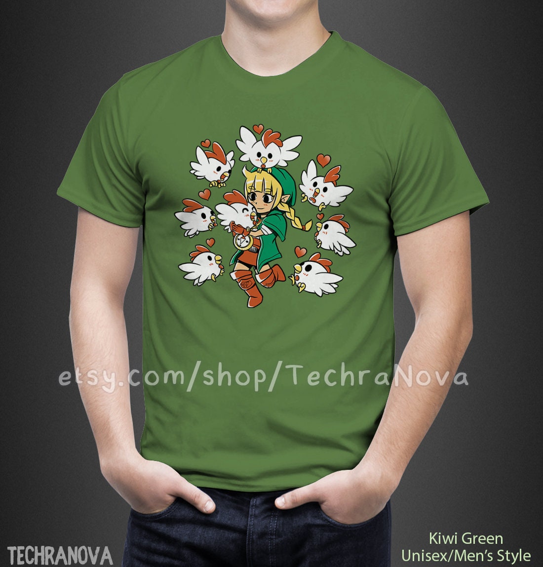 Linkle the Cucco Queen - Legend Zelda T-shirt // Linkle Cucco Hyrule ...