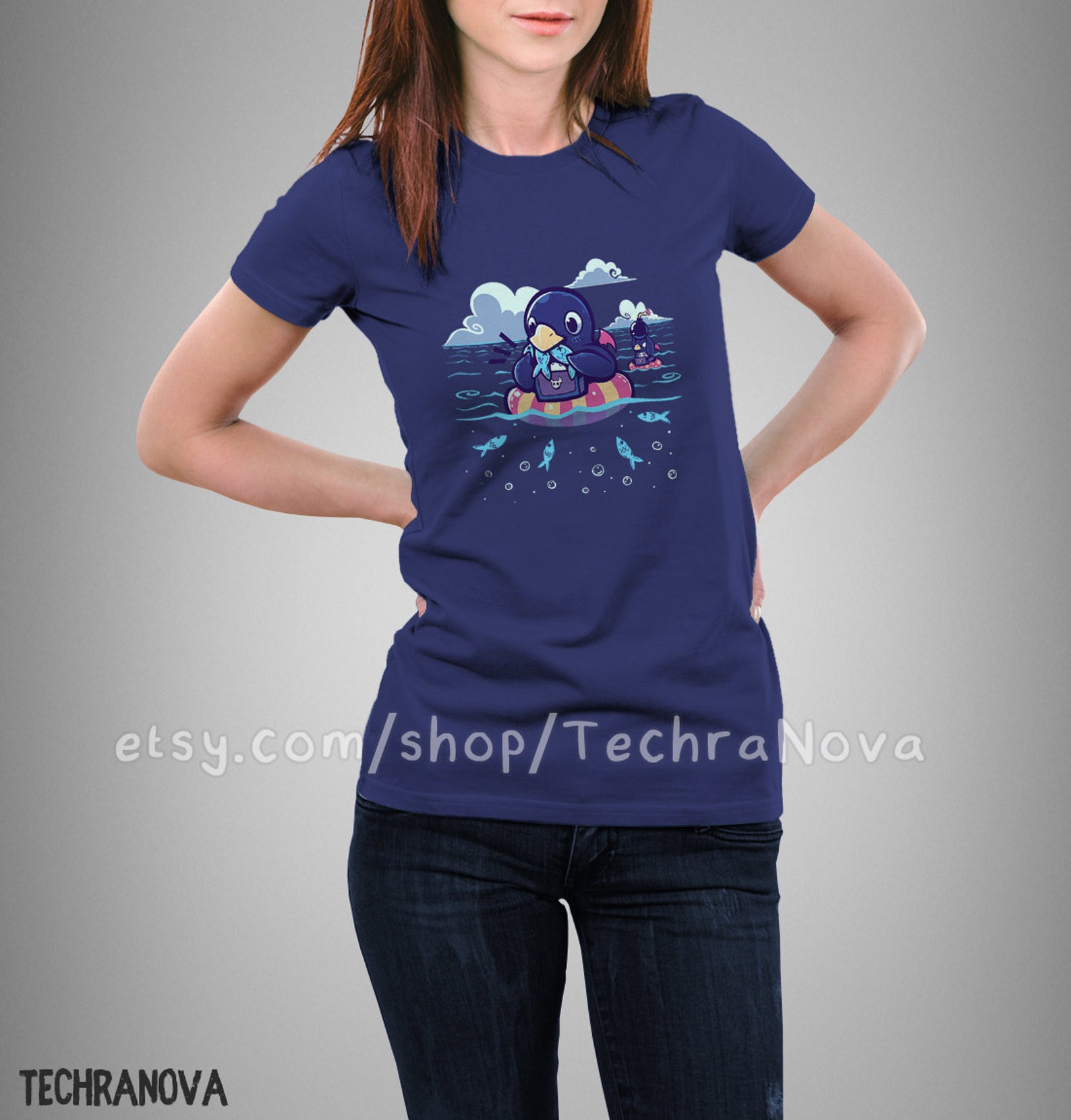 Summer Sardine Feast Disgaea T-Shirt // Cute Funny Prinny | Etsy