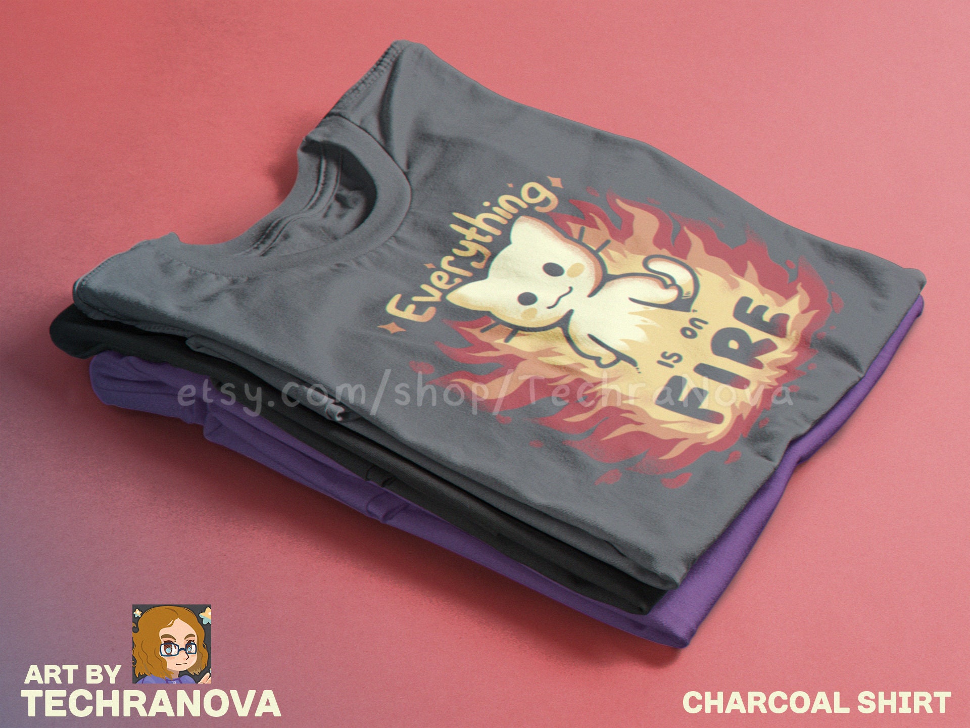 Everything is on Fire Meme Inspired T-shirt // Everything is - Etsy