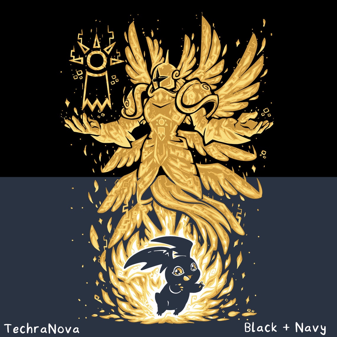 Digital Hope Within the Crests Patamon//seraphimon T-shirt | Etsy