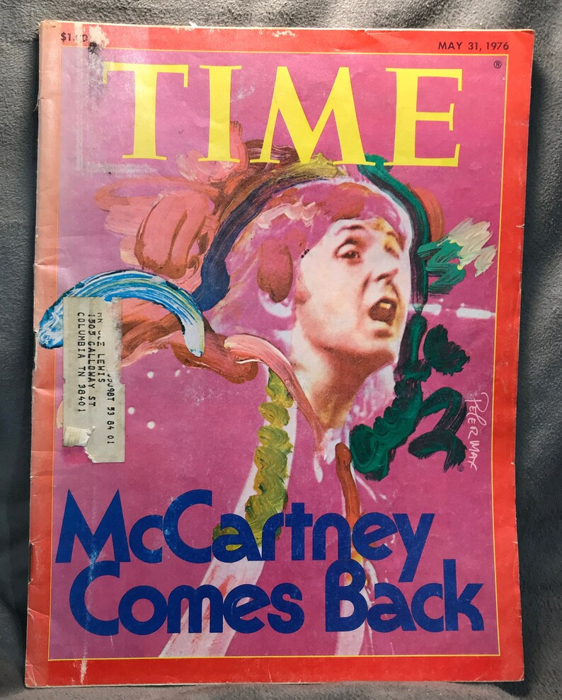 Vintage Time Magazine - Etsy