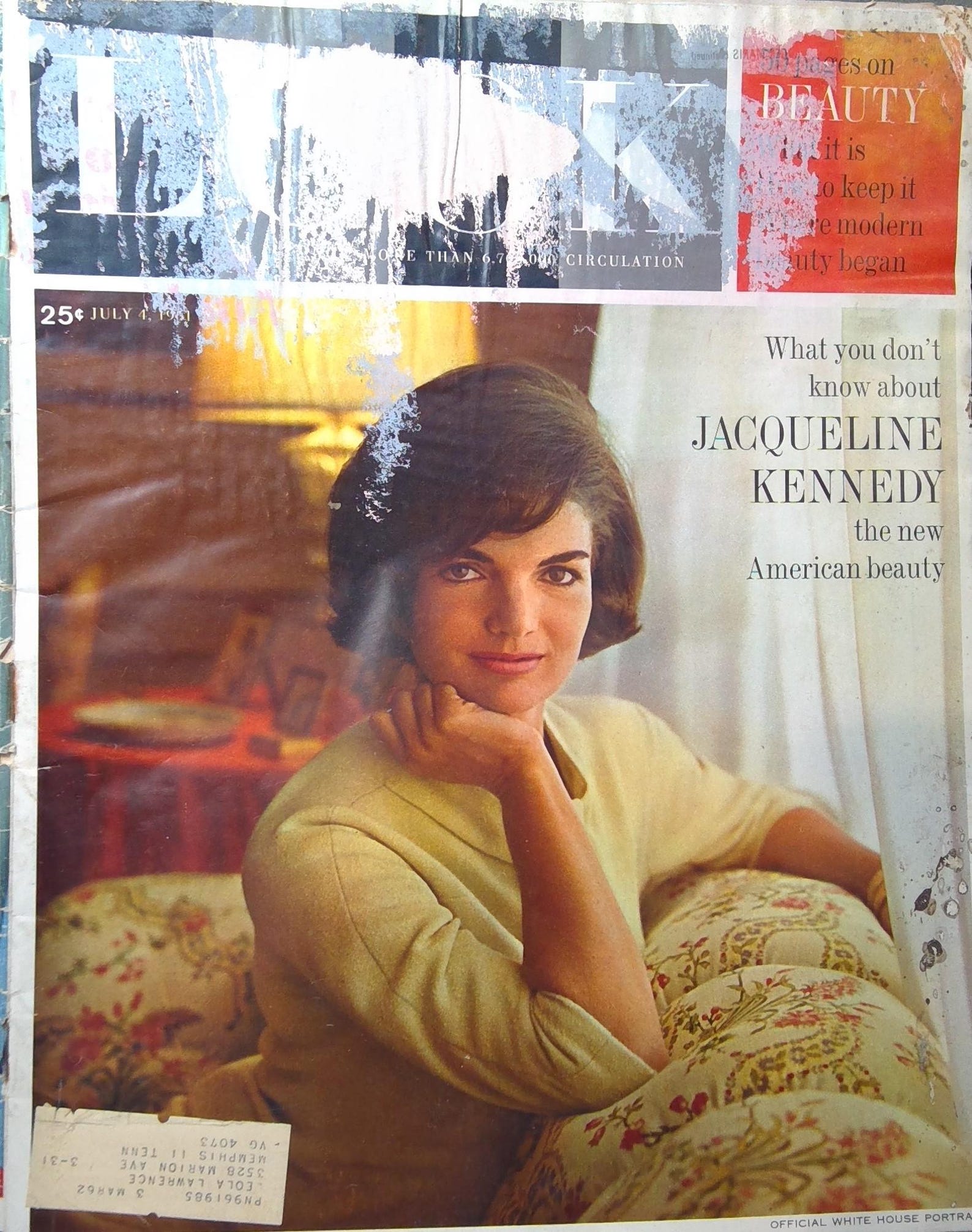Vintage Look Magazine Jacqueline Kennedy 1961 - Etsy
