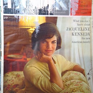 Vintage Look Magazine Jacqueline Kennedy 1961 - Etsy