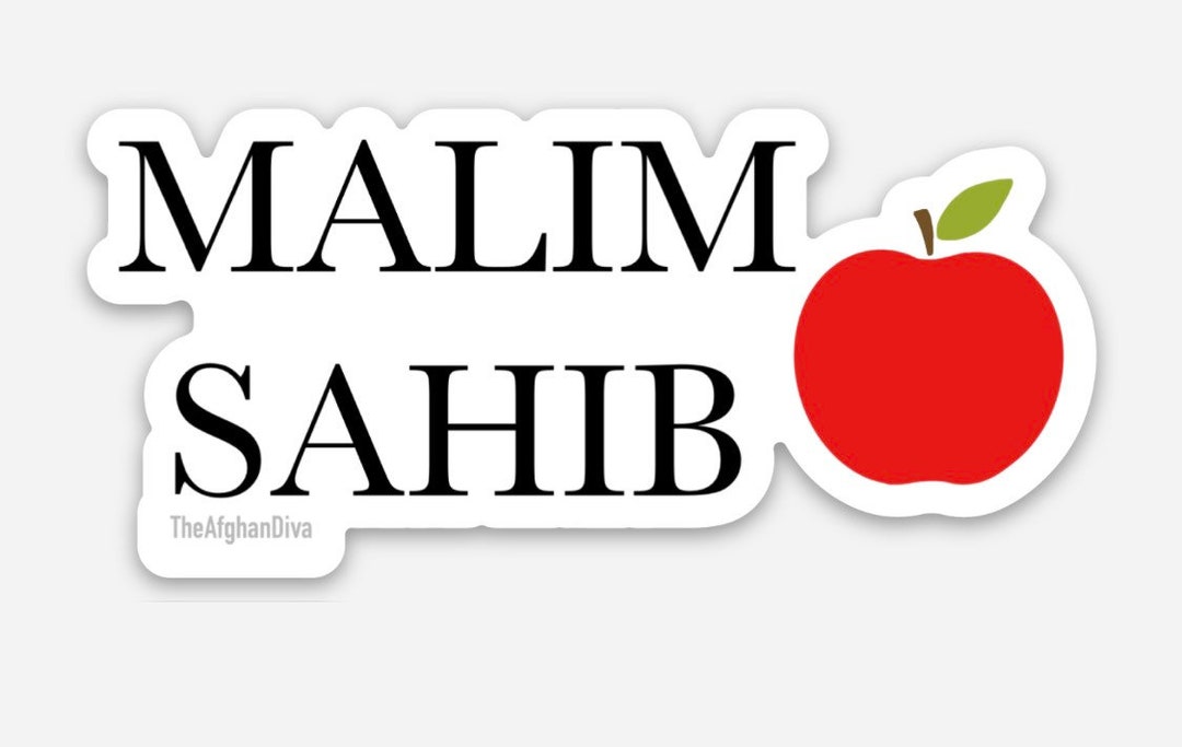 Malim Sahib Teacher Afghan Arabic Sticker Vinyl Waterpoof - Etsy
