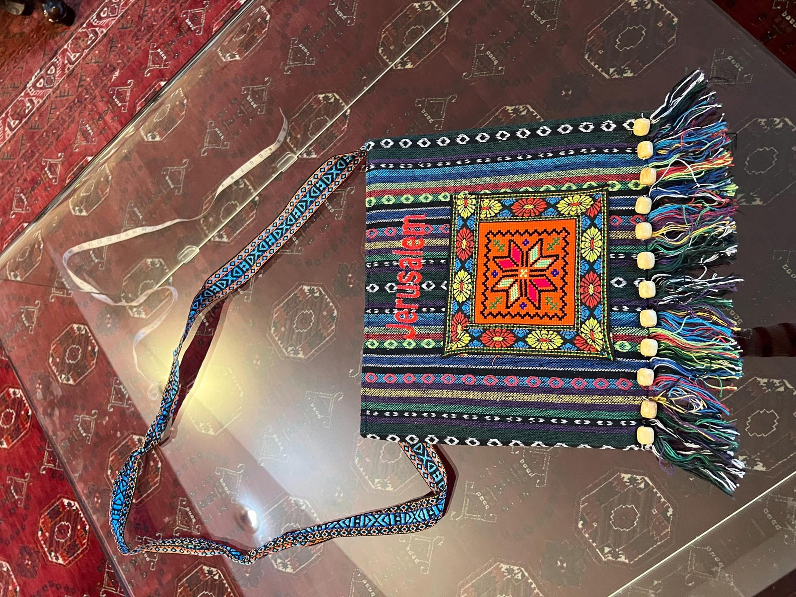 Large Colorful Thread Word Handbags Afghan Pakistani Banjara - Etsy