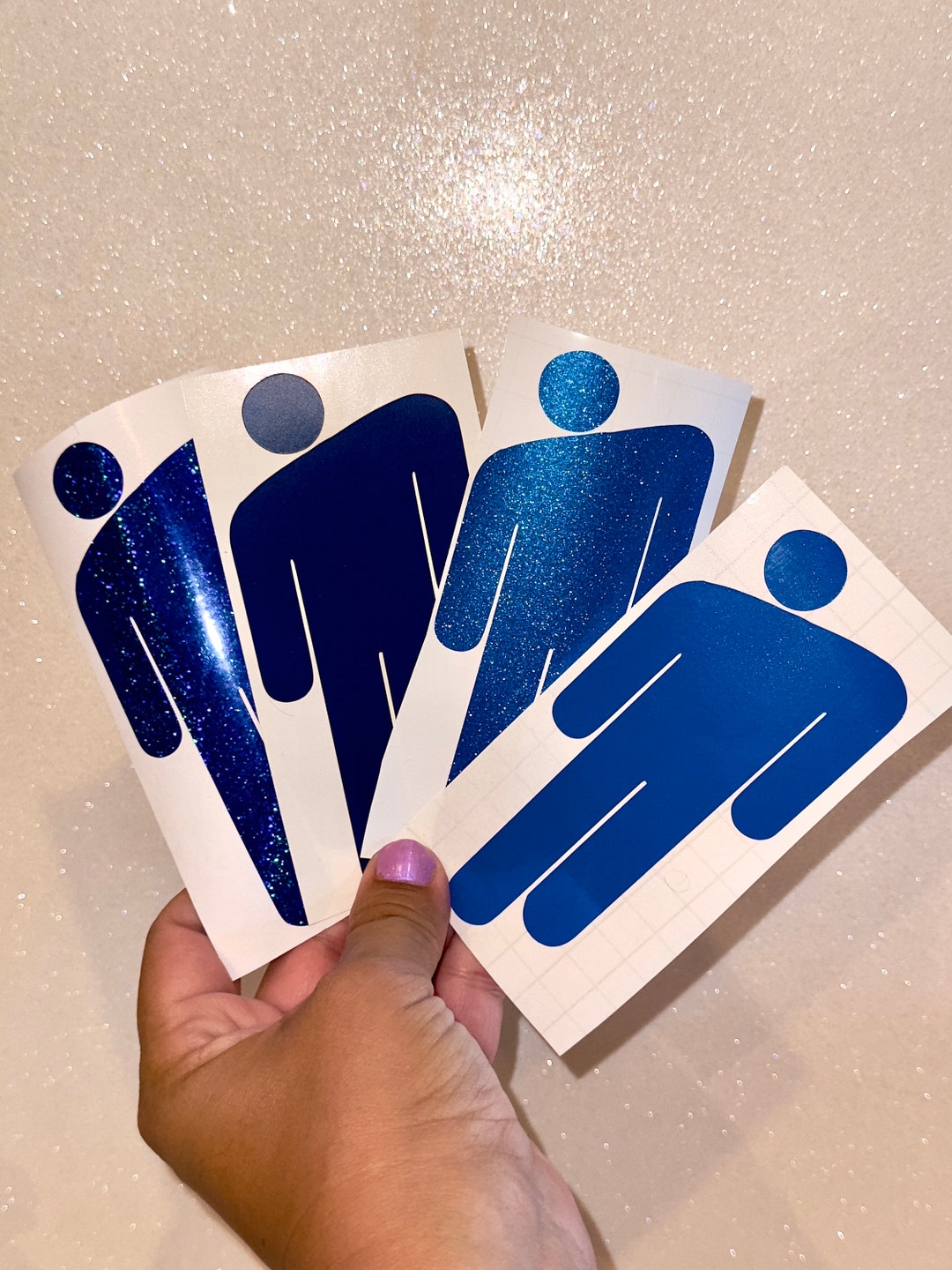 So Blue Permanent Vinyl Decals, Car, Notebooks, Glass, Waterproof - Etsy