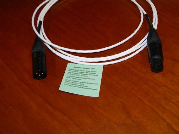 Reference Quality Silver Plated Studio Microphone Cable Built | Etsy