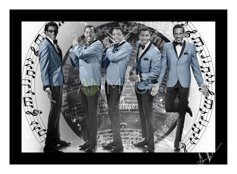 The Temptations Musical Group Contemporary and Pop Art Wall Poster - Etsy