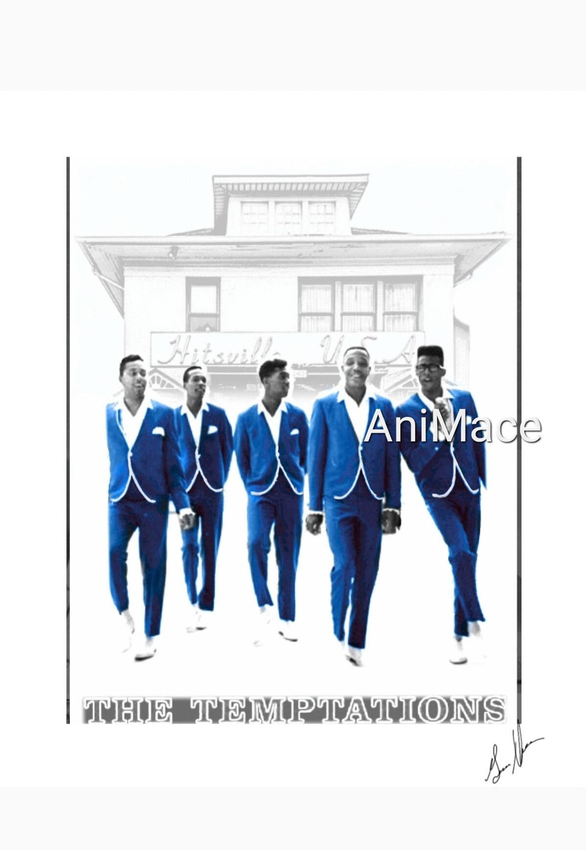 The Temptations Musical Group Contemporary and Pop Art Wall Poster - Etsy