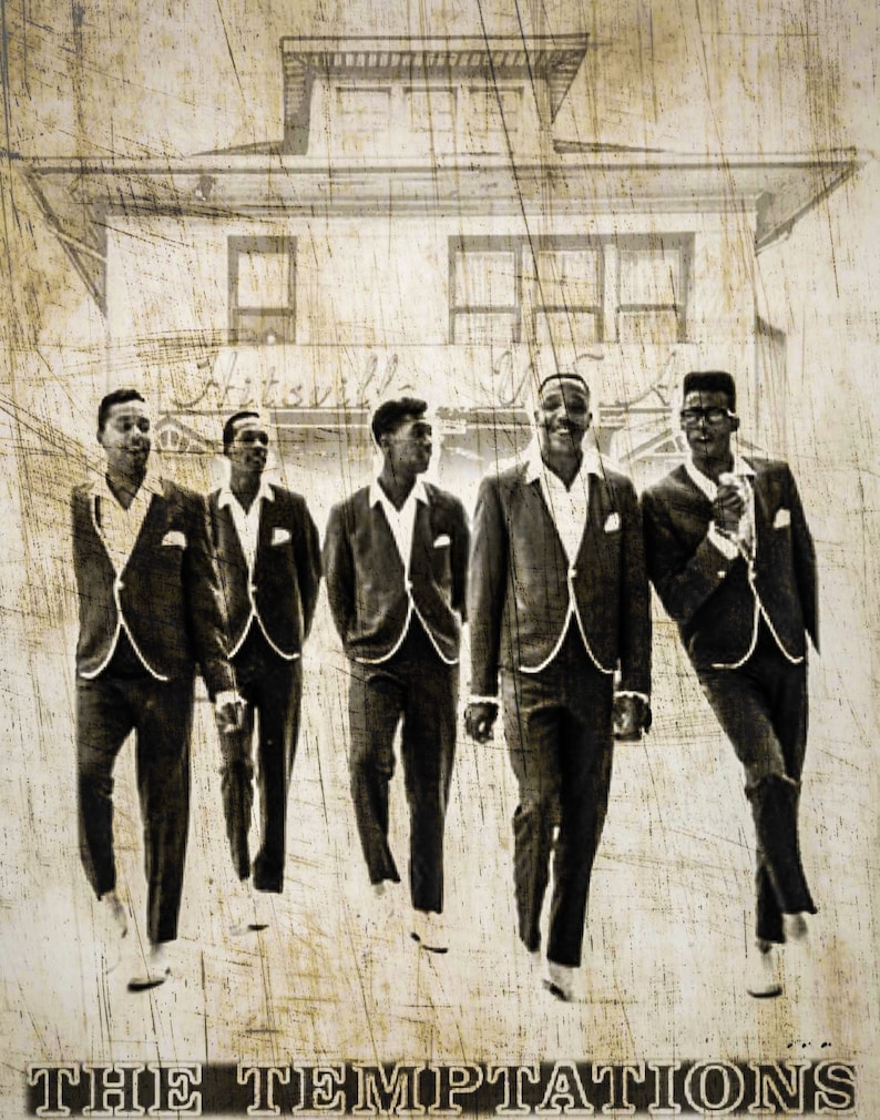 The Temptations Musical Group Contemporary and Pop Art Wall Poster - Etsy
