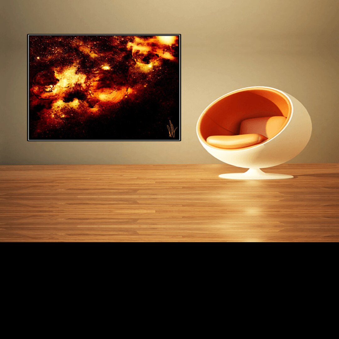 Galaxia Highline (solar System Art) - Etsy