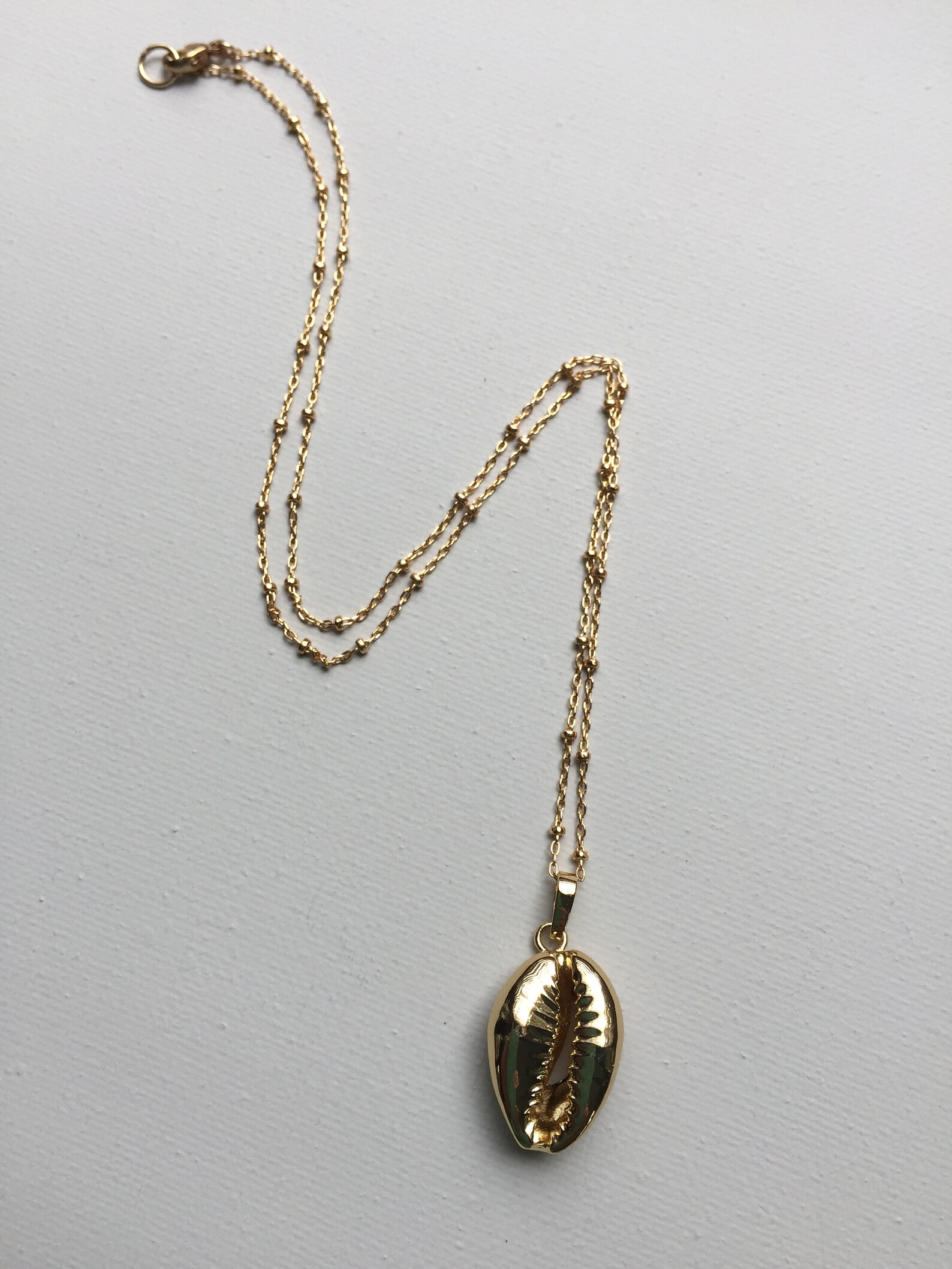Gold Cowrie Shell Necklace Cowrie Necklace Gold Necklace | Etsy