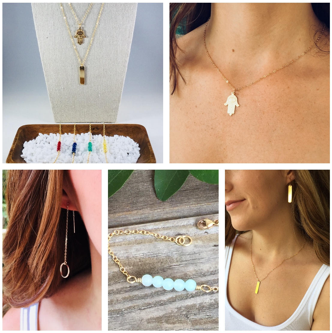 Gold Bead Necklace Gold Filled Necklace Gold Beads Layering | Etsy