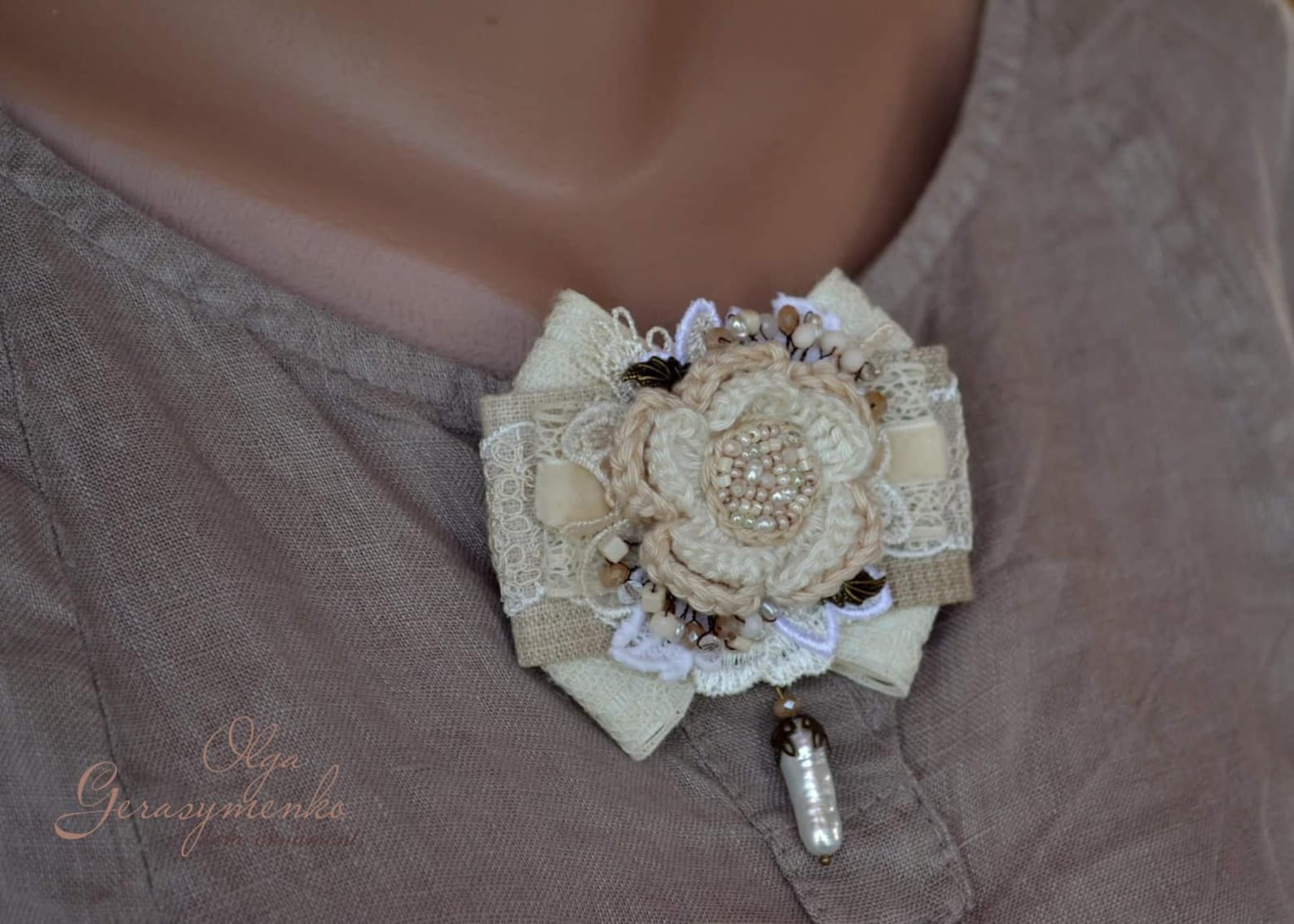 Floral bow tie collar pins elegant brooch aesthetic pins | Etsy