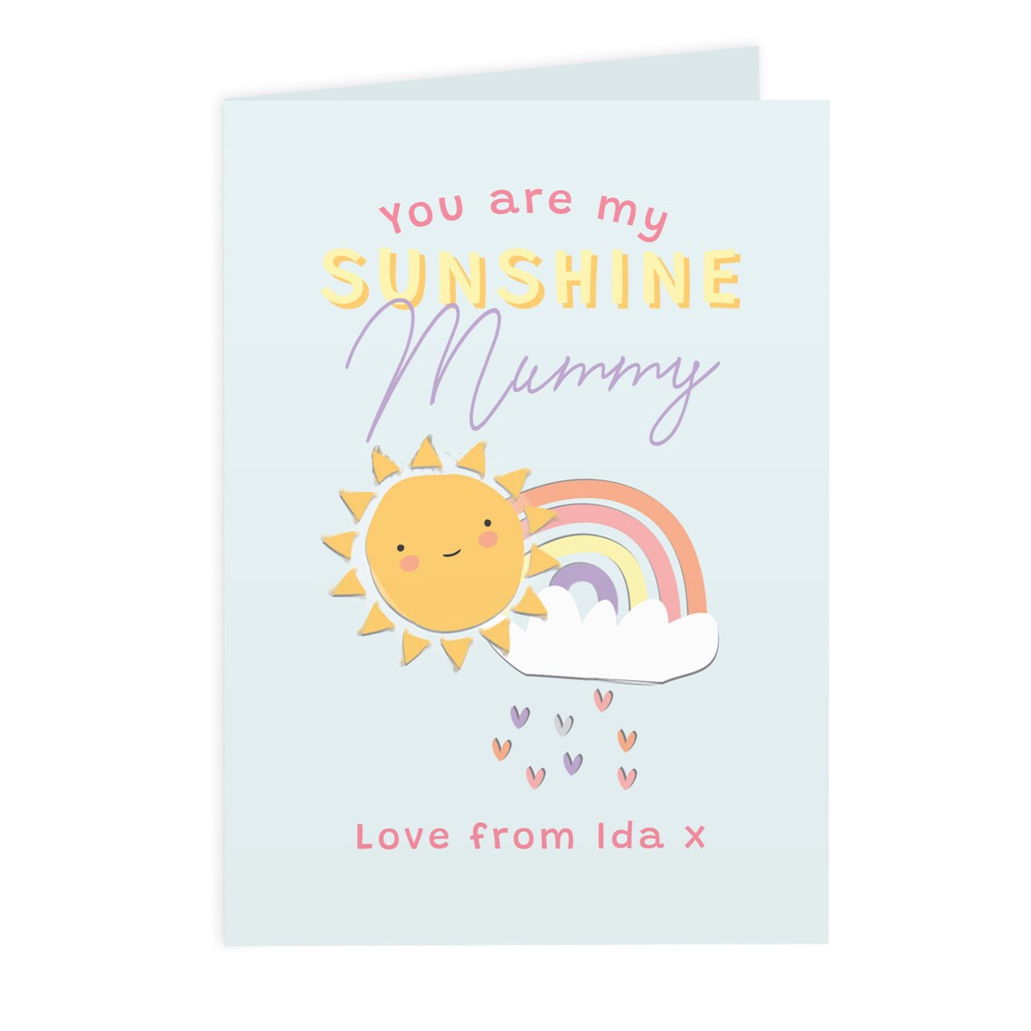 Personalised You Are My Sunshine Card Mothers Day - Etsy