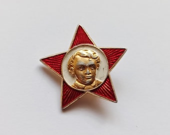 Soviet Red Star Pin - Etsy