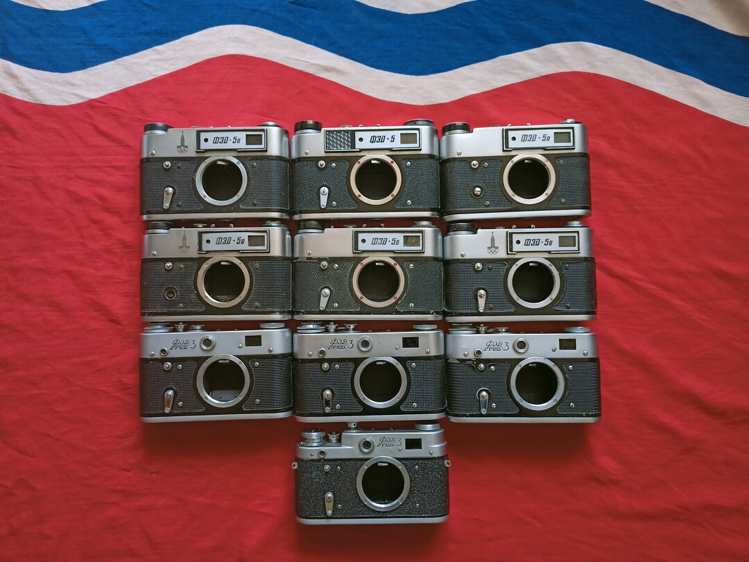 DIY Lot Lot of 10 Soviet Russian 35mm Photo Film Camera FED - Etsy
