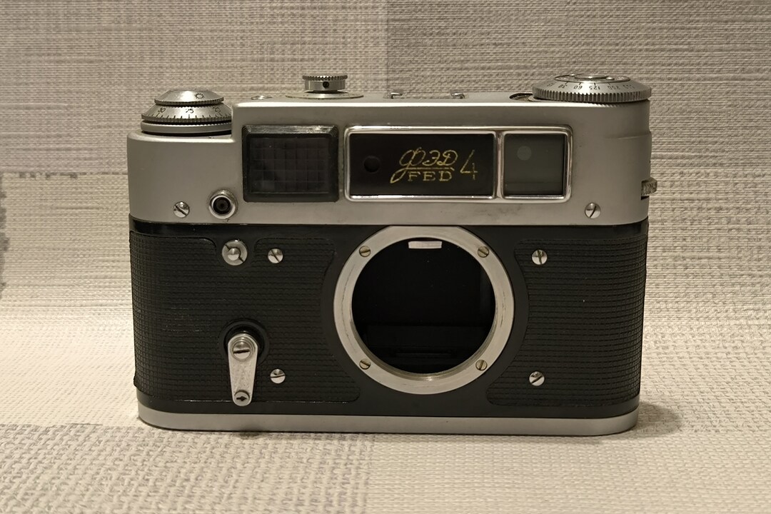 FED-4 Vintage 35mm Soviet Russian Film Camera Body, Great Condition ...