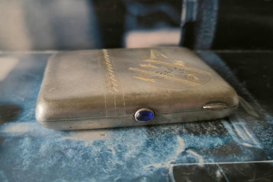 Rare!! Beautiful Vintage Soviet Russian Cigarette Case, 1940s-1950s - Etsy