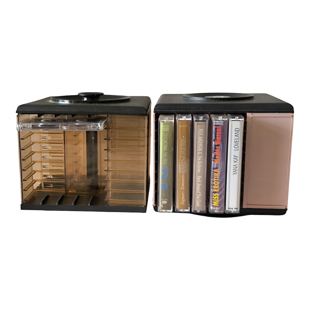 Beautiful Vintage Audio Cassettes Tape Holders/organizers, Great ...